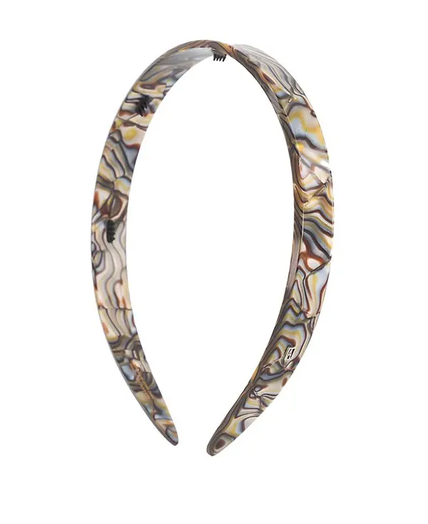 Alexandre De Paris Plaisance Acetate Headband - Grey