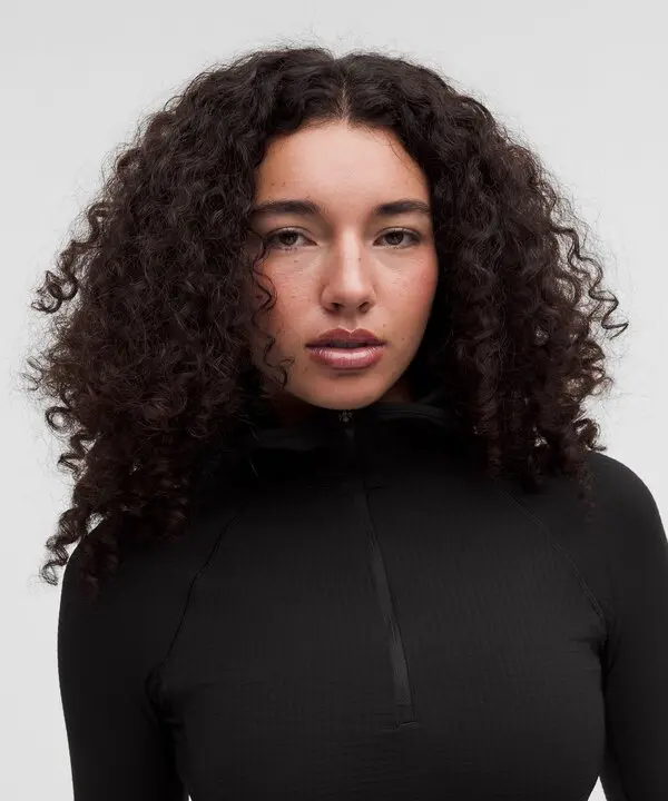 Lululemon It's Rulu Hooded Half Zip - Black