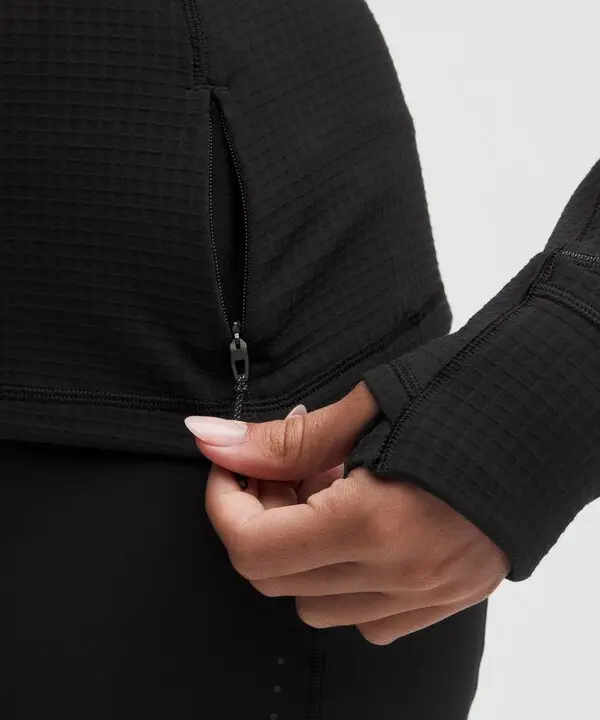 Lululemon It's Rulu Hooded Half Zip - Black