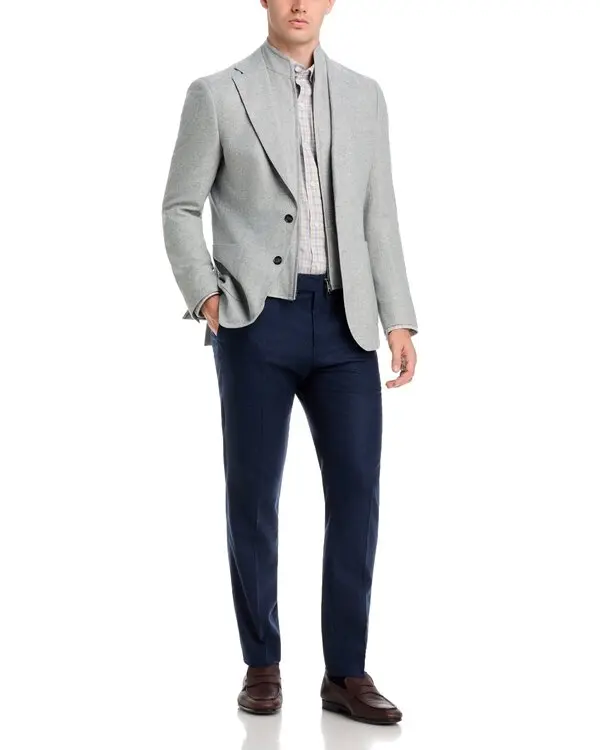 BOSS Hutson Wool Blend Slim Fit Sport Coat & Removable Bib