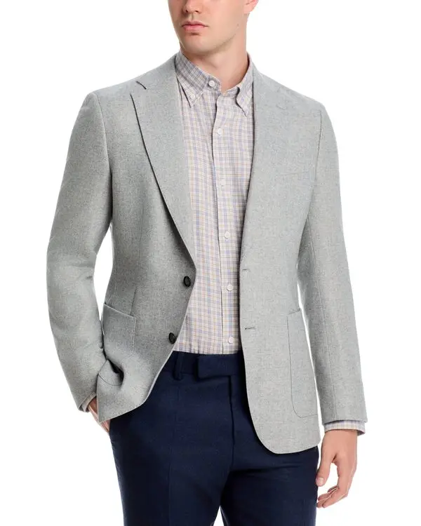 BOSS Hutson Wool Blend Slim Fit Sport Coat & Removable Bib