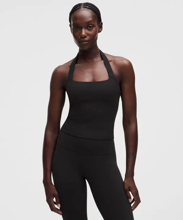 Lululemon Align™ Mix-rib Halter Tank Top - Black