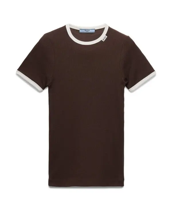 Prada Ribbed Knit Top
