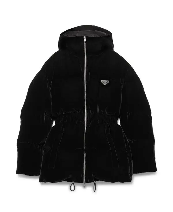 Prada Velvet Down Jacket