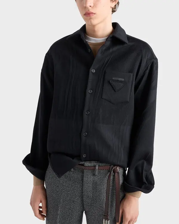Prada Wool And Cashmere Shirt