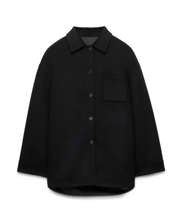 Prada Reversible Double Cashwool And Re-nylon Caban Jacket