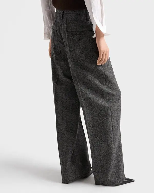 Prada Mouline Wool Pants