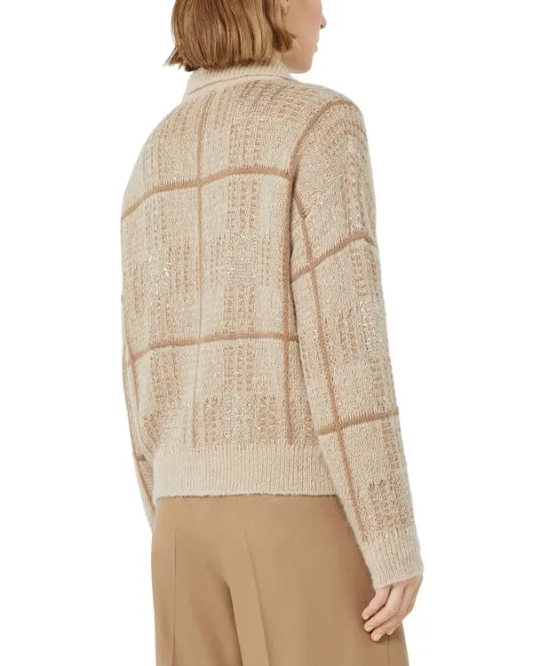 Max Mara Mstegizio Embellished Jacquard Cardigan