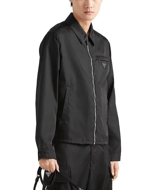 Prada Re-nylon Blouson Jacket - Black