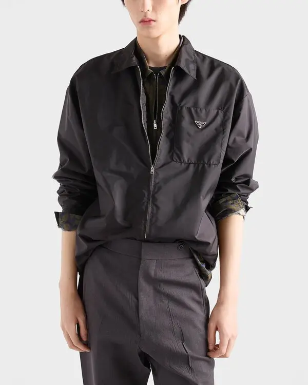 Prada Re-nylon Zipper Shirt