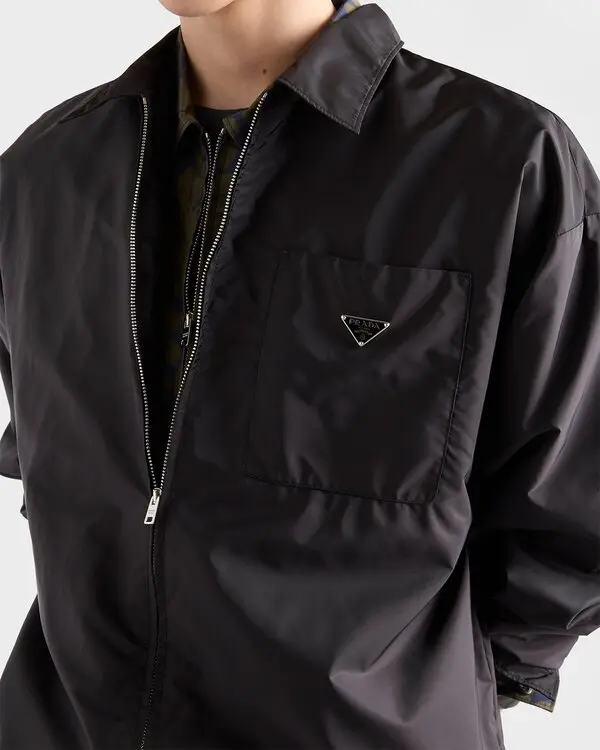 Prada Re-nylon Zipper Shirt