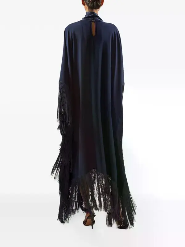 TALLER MARMO Mrs Ross Fringed Maxi Dress - Blue