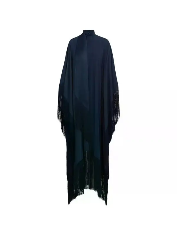 TALLER MARMO Mrs Ross Fringed Maxi Dress - Blue