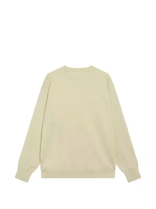 Auralee Crew-neck Cotton Sweater - Neutrals