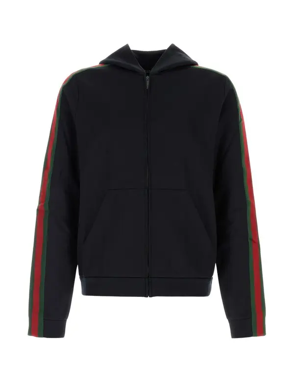 Gucci Silk-cotton Sweater - Navy
