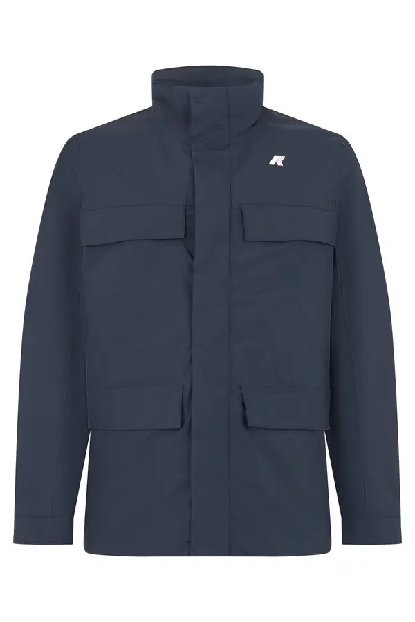 K-WAY Waterproof Hooded Jacket With Pockets