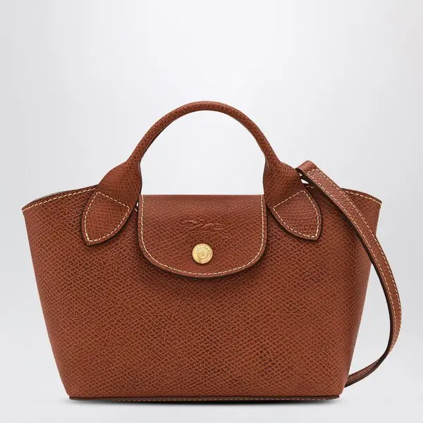 Longchamp Xs Épure Mini Leather Shopping Bag With Removable Shoulder Strap