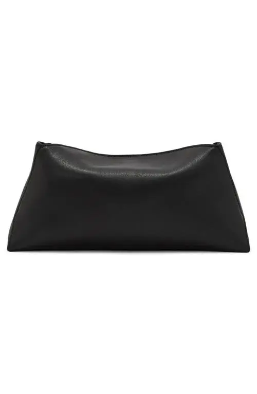 REISS Presley Leather Clutch