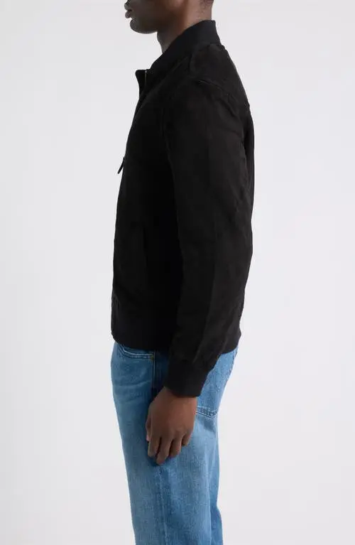 Ag Dayton Leather Bomber Jacket