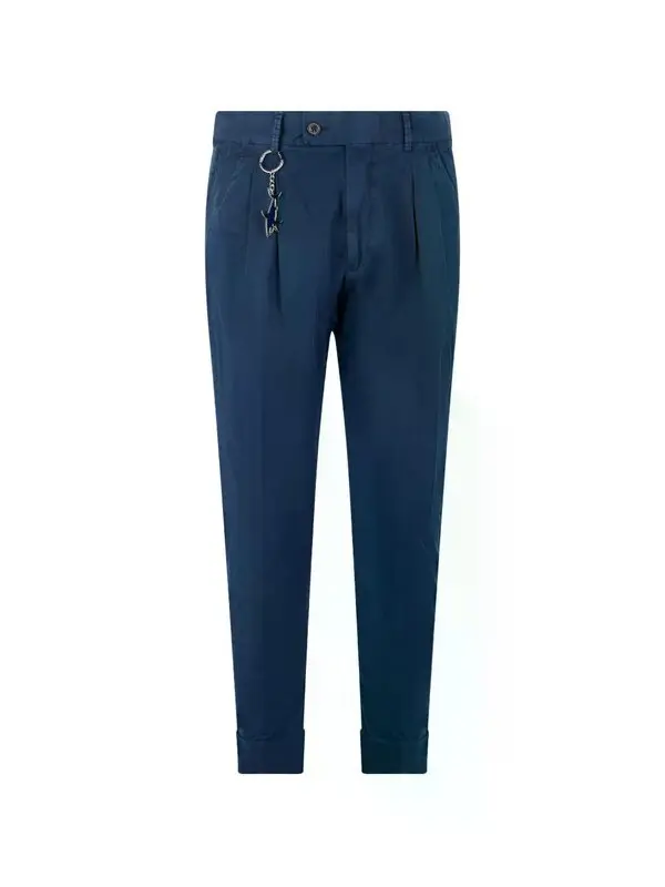 Paul & Shark Pleated Slim-fit Trousers