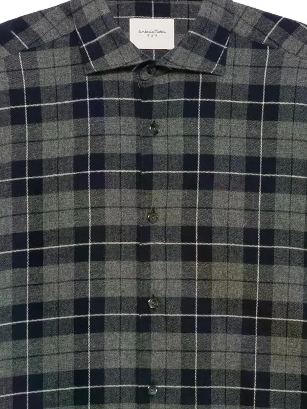 TINTORIA MATTEI 954 Check-pattern Shirt
