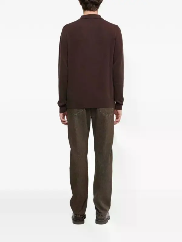 Aspesi Long-sleeve Polo Sweater