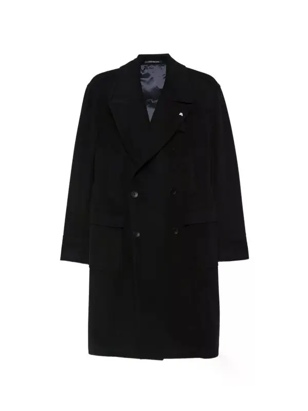 Tagliatore Double-breasted Coat - Black
