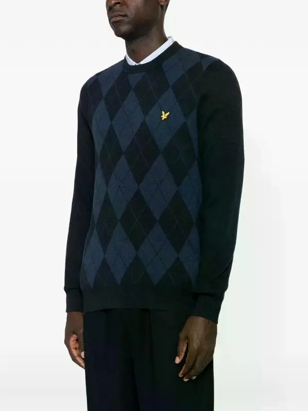 LYLE & SCOTT Argyle-pattern Sweater