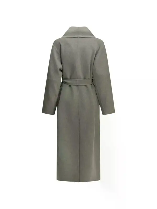 Max Mara Belted Shawl-collar Coat