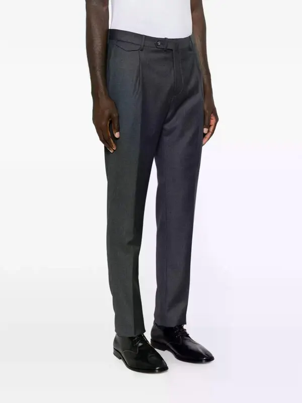 Tagliatore Pleated Pressed-crease Trousers
