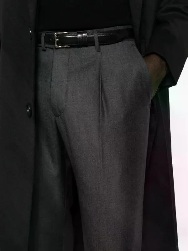 Tagliatore Pleated Pressed-crease Trousers