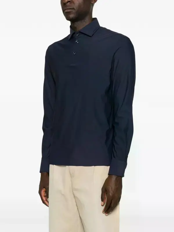 ALLEY DOCKS 963 Long-sleeved Polo Shirt