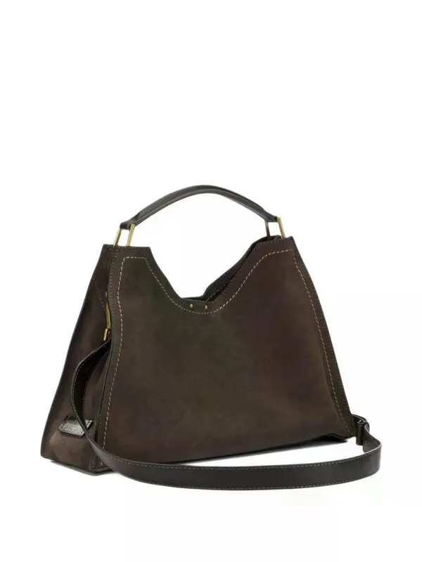 GIANNI CHIARINI Aurora Suede Shoulder Bag
