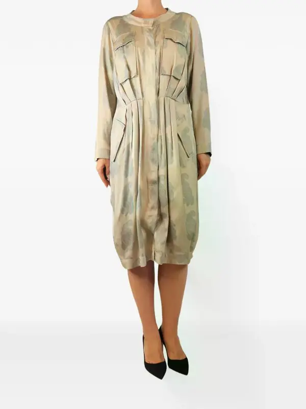 Dries Van Noten Paisley-print Midi Dress - Neutrals