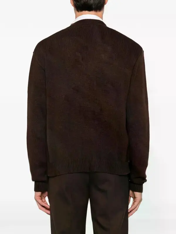 Imperial Distressed V-neck Cardigan