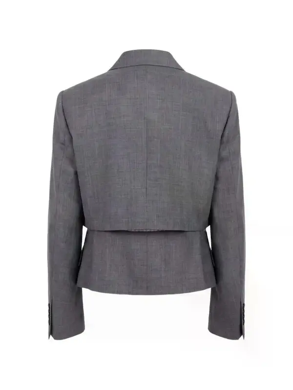 Sacai Layered Double-breasted Blazer