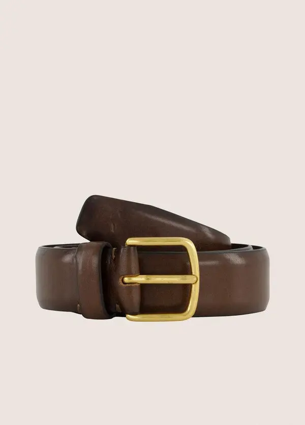 Vince Kaia 32mm Polished Leather Belt