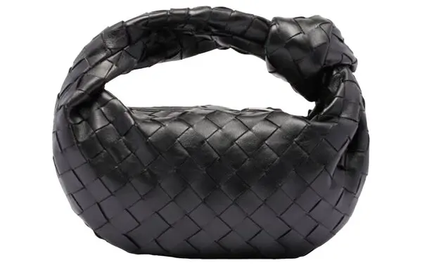 Bottega Veneta Mini Leather Jodie Gold