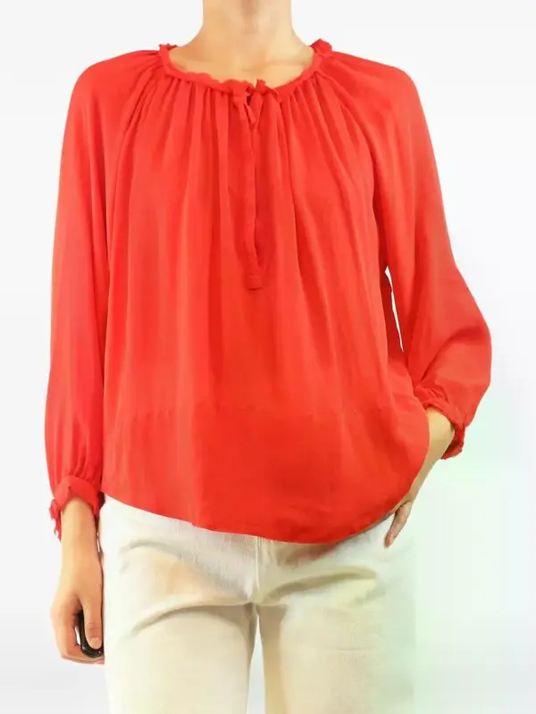 Emilio Pucci Sheer Silk Blouse