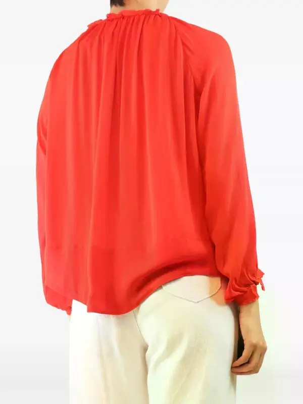 Emilio Pucci Sheer Silk Blouse