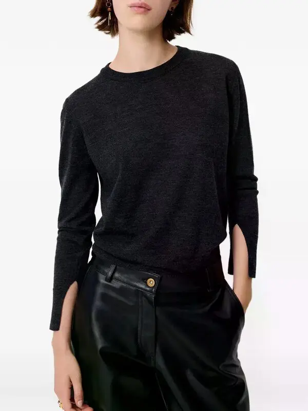 SESSUN Teshima Slit-cuff Sweater