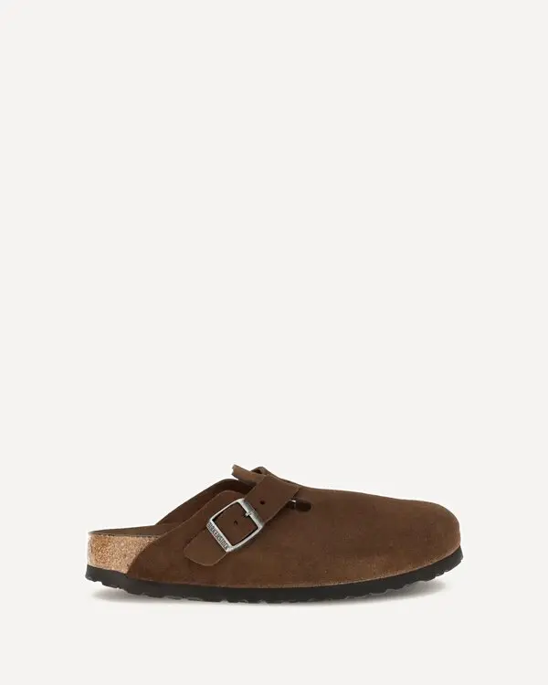BIRKENSTOCK Boston Mules - Brown