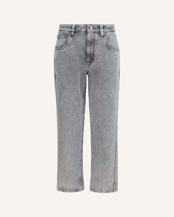 Brunello Cucinelli Denim Pants - Grey