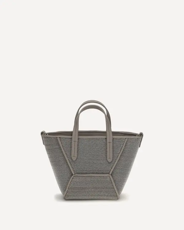 Brunello Cucinelli Bc Duo Mini Handbag - Grey