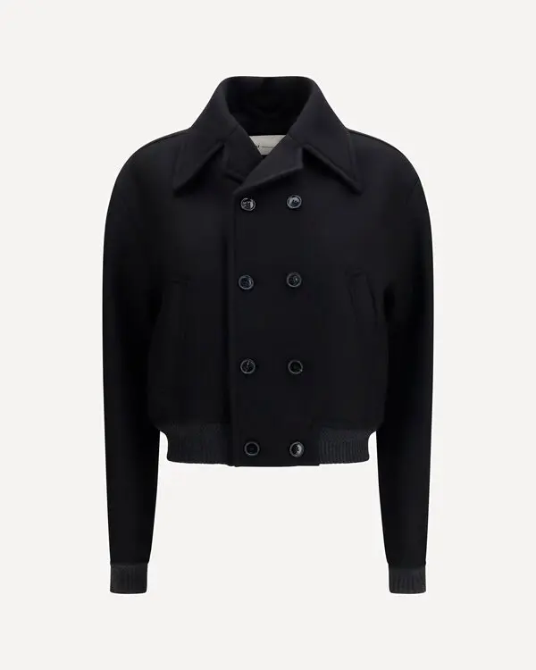 AMI Paris Wool Double-breasted Bober Feale