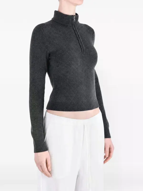 Auralee Half-zip Wool Sweater