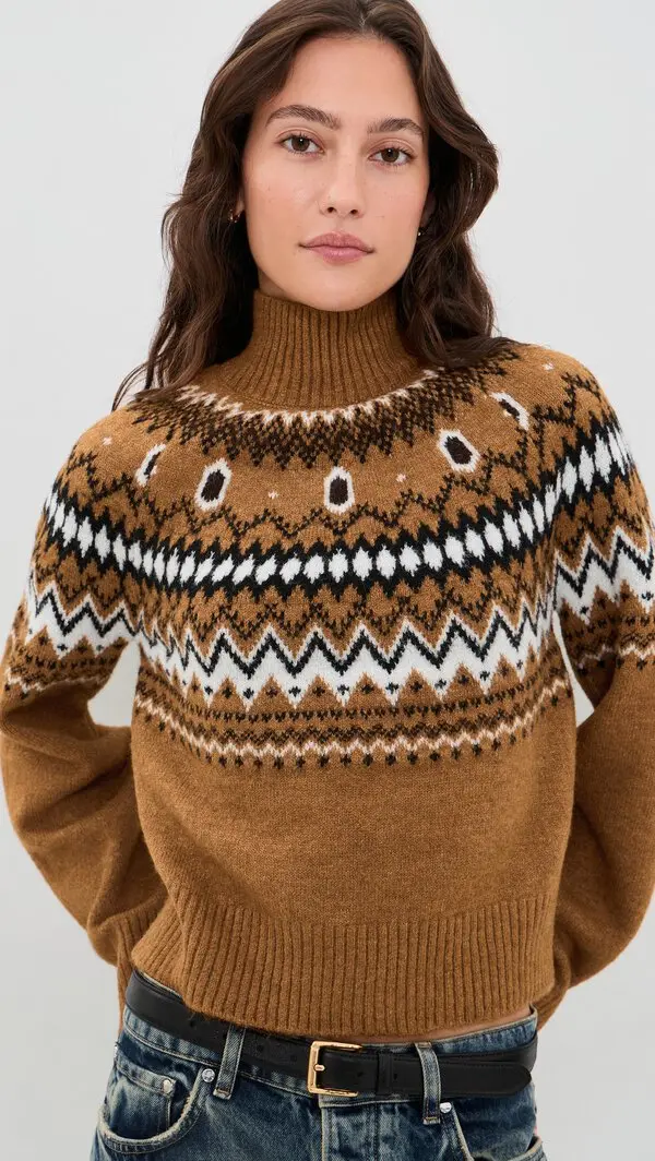 FAVORITE DAUGHTER The Chalet Fair Isle Sweater