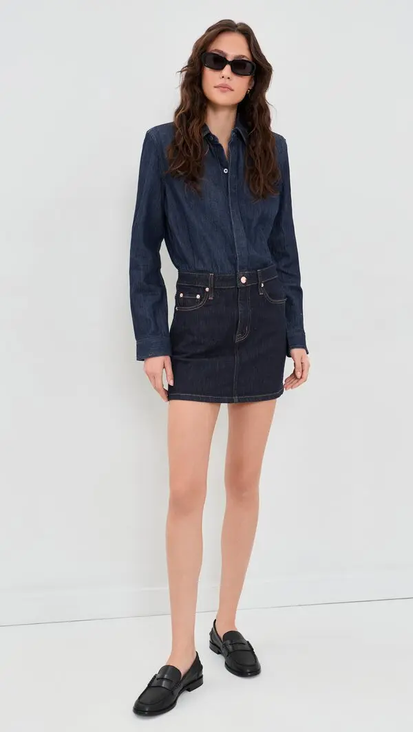 PISTOLA Pixie Mix Media Mini Dress
