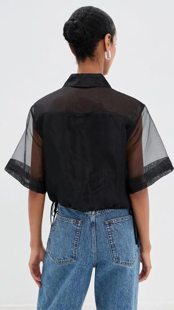Simkhai Ryett Crop Shirt