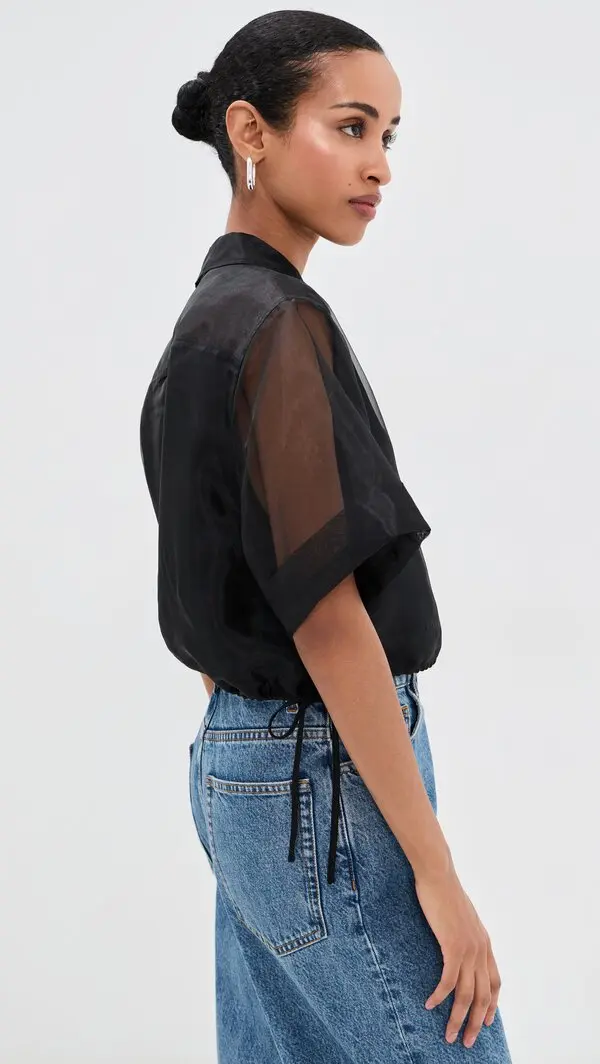Simkhai Ryett Crop Shirt